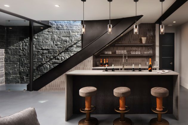 16 Contemporary Home Bar Designs That Bring the Party to Your Living Space