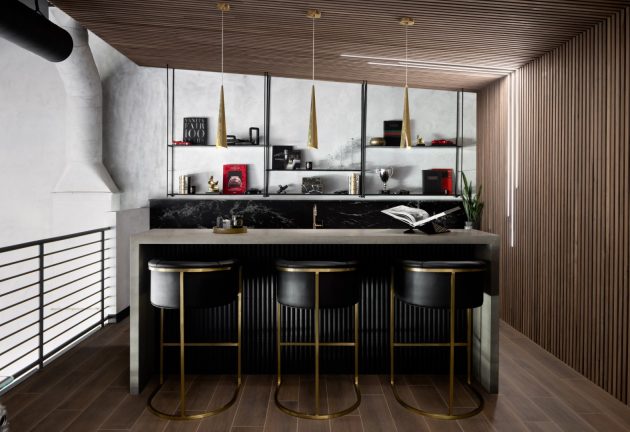 16 Contemporary Home Bar Designs That Bring the Party to Your Living Space