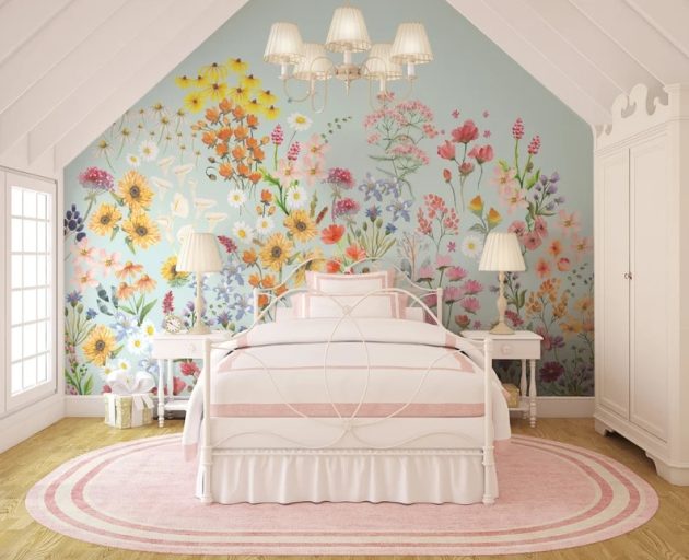 15 Floral Wallpaper Designs: Floral Artistry for a Captivating Home