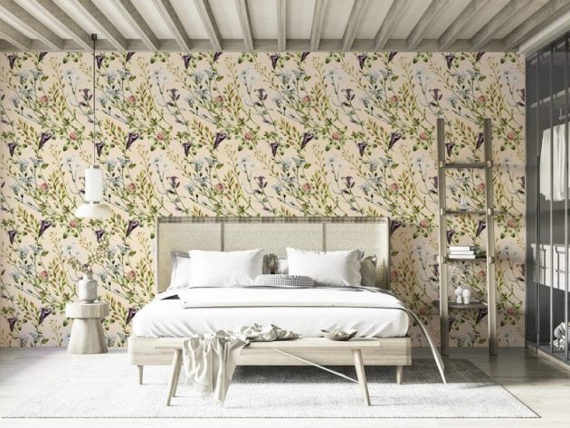 15 Floral Wallpaper Designs: Floral Artistry for a Captivating Home