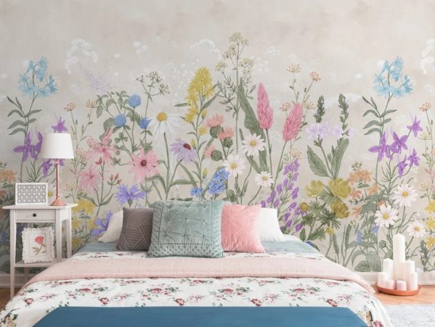 15 Floral Wallpaper Designs: Floral Artistry for a Captivating Home