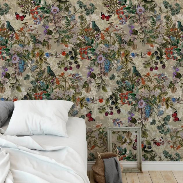 15 Floral Wallpaper Designs: Floral Artistry for a Captivating Home
