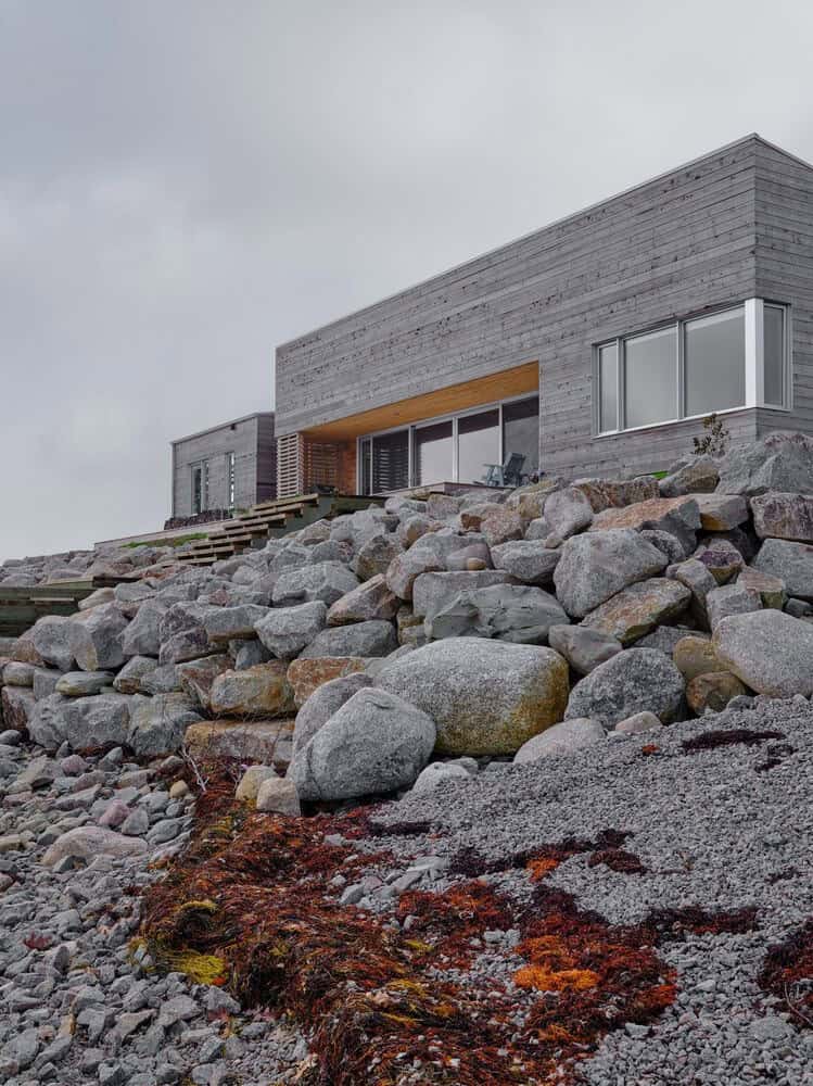 Five Cove Island House by RHAD Architects on Marvins Island, Canada