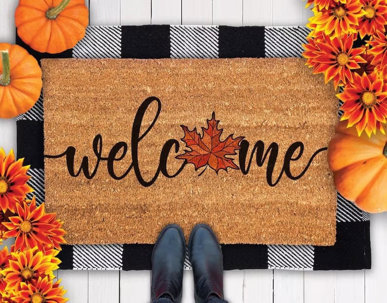 15 Charming Fall Doormat Ideas to Greet Autumn with Style