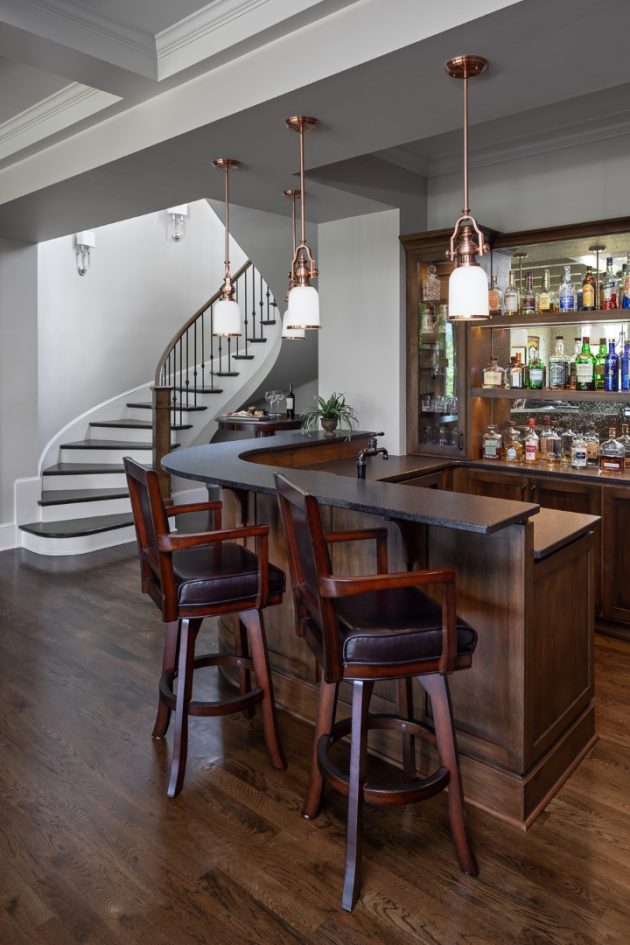 15 Classic Traditional Home Bar Designs for Sophisticated Entertaining