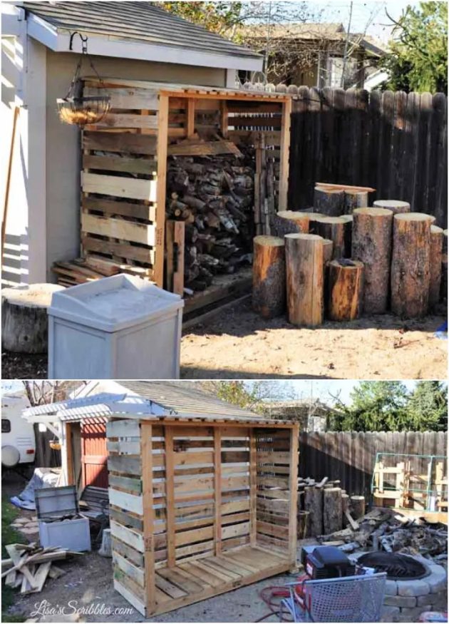 15 Creative Firewood Storage Designs to Organize Your Woodpile