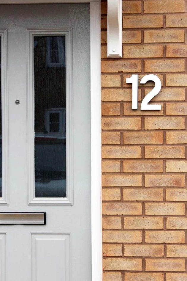 15 Creative DIY House Number Ideas to Personalize Your Home