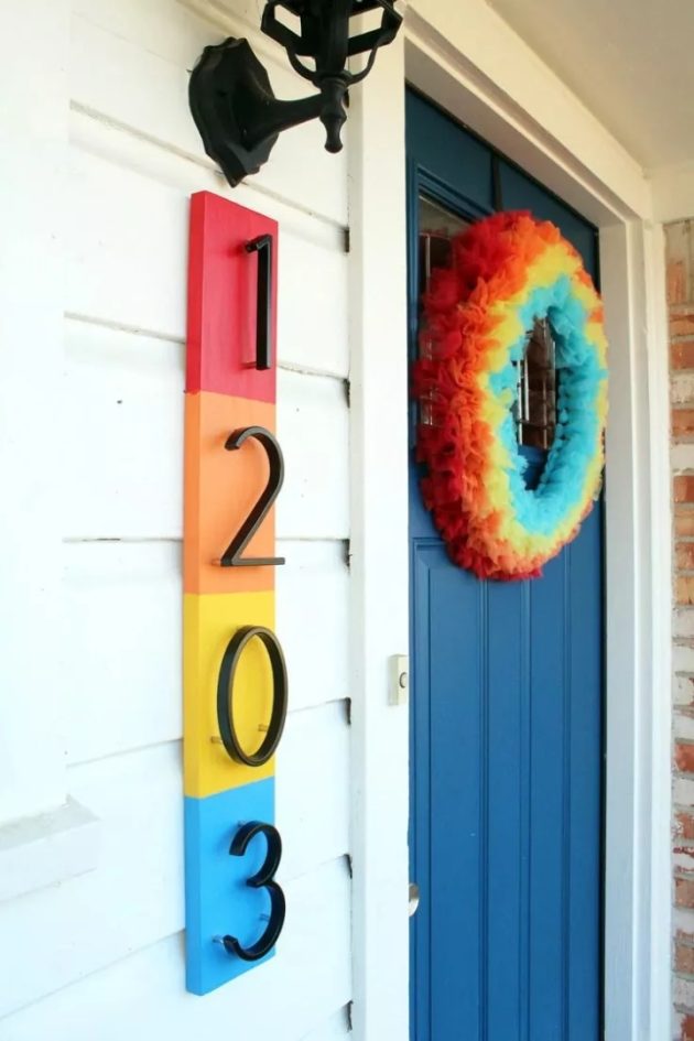 15 Creative DIY House Number Ideas to Personalize Your Home