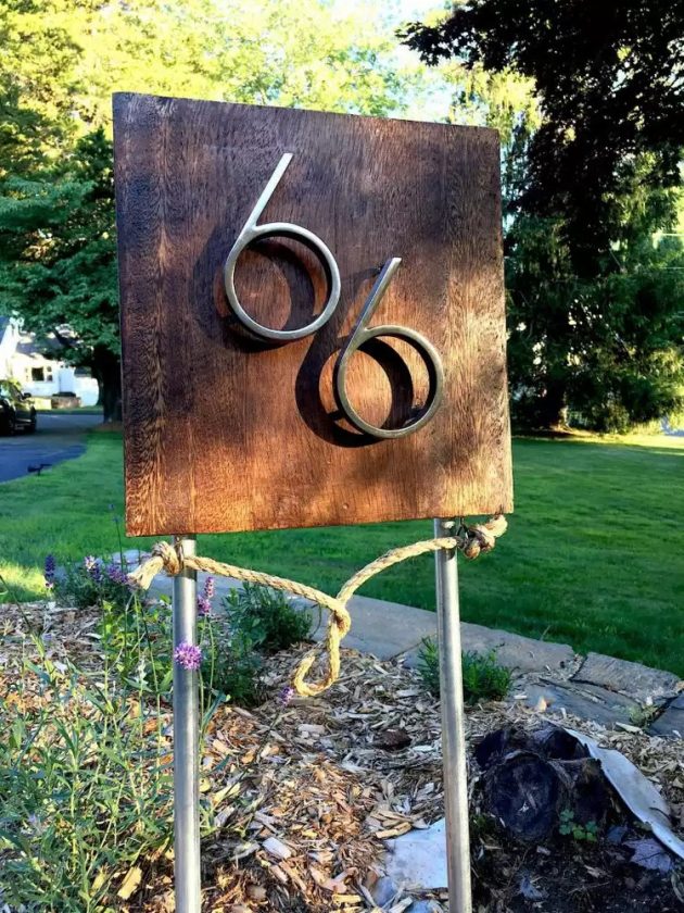 15 Creative DIY House Number Ideas to Personalize Your Home