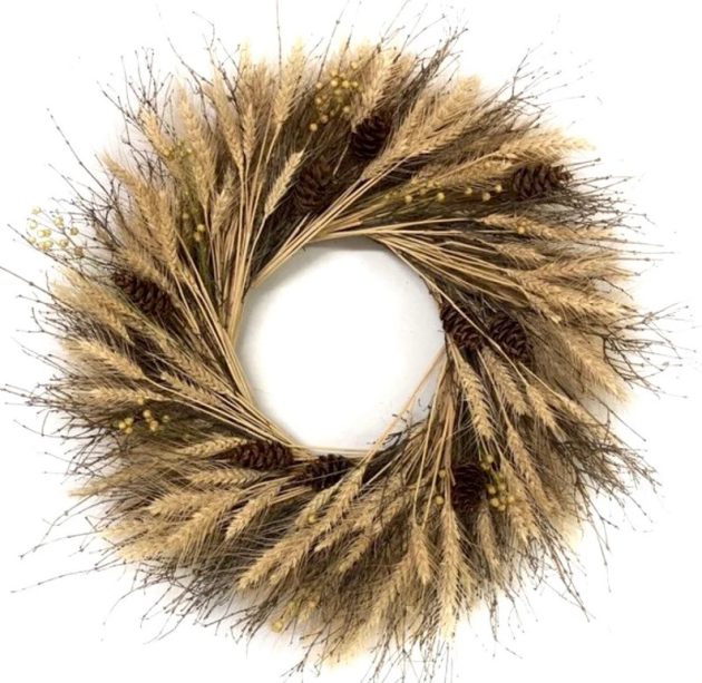 15 Natural and Rustic Grass Wreath Designs for Organic Elegance