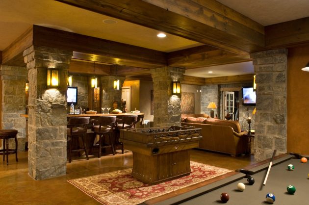 15 Old-World Traditional Basement Ideas for Classic Comfort