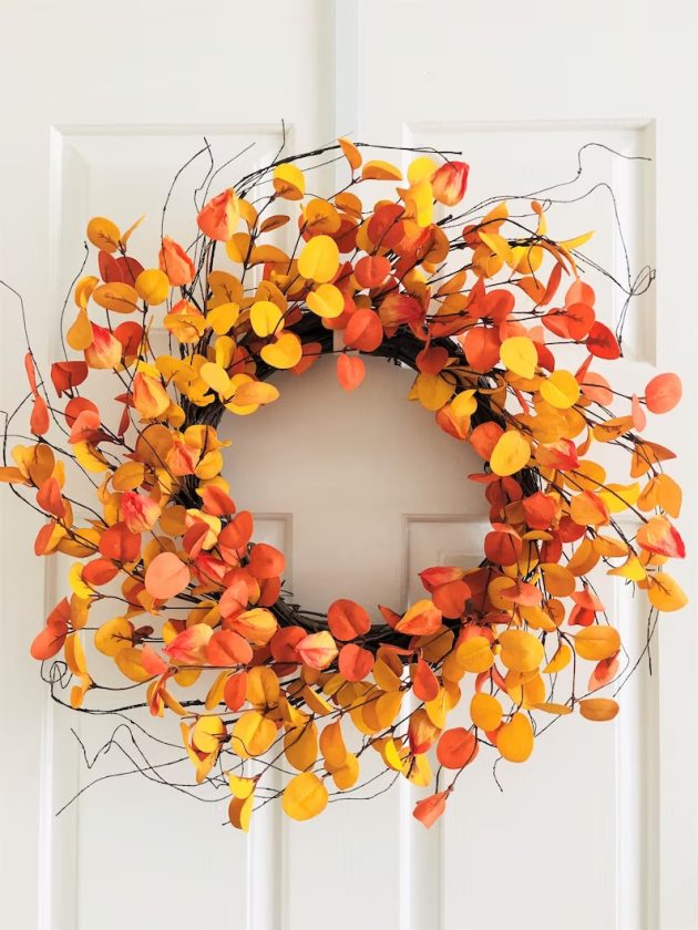 Celebrate the Season with These 15 Stunning Fall Leaves Wreath Ideas