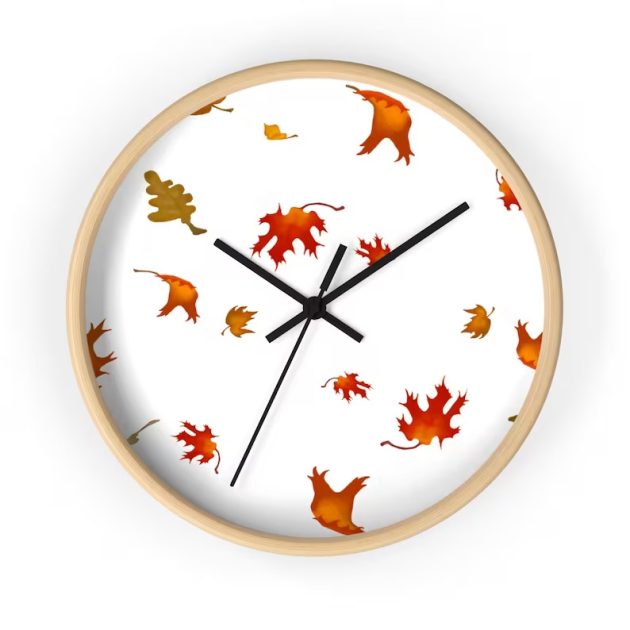 15 Thanksgiving Wall Clocks to Count Your Blessings