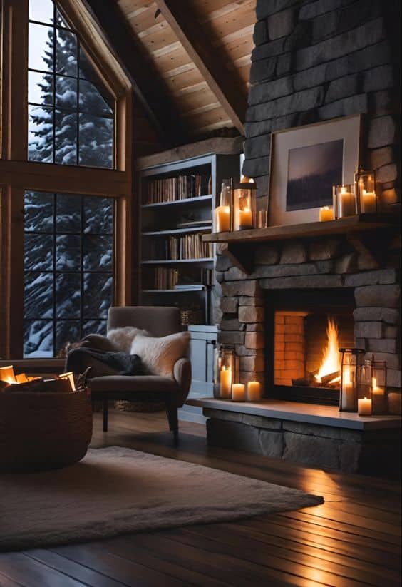 Snuggle Up in These Winter-Ready Rustic Living Rooms