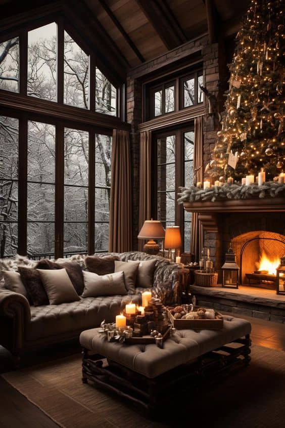 Snuggle Up in These Winter-Ready Rustic Living Rooms