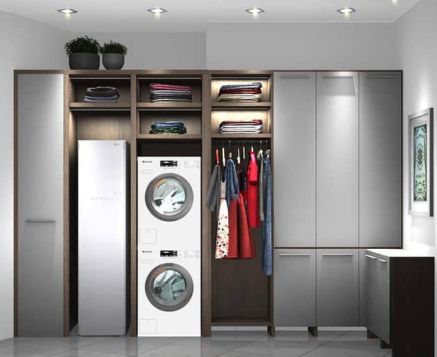 15 Trendy Modern Laundry Room Designs Balancing Form and Function