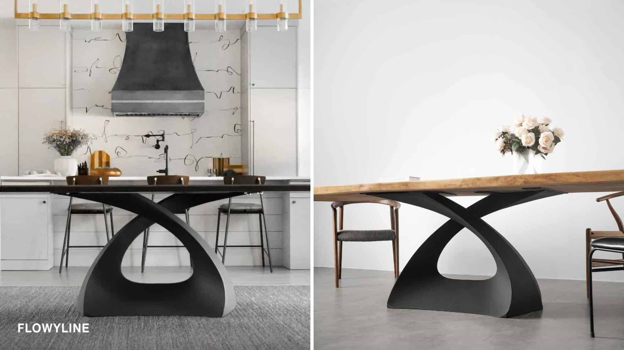 5 Modern Table Legs and Table Bases at Flowyline Design that Will ...