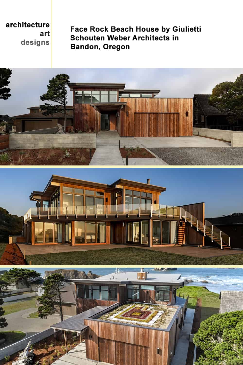 Face Rock Beach House by Giulietti Schouten Weber Architects in Bandon ...