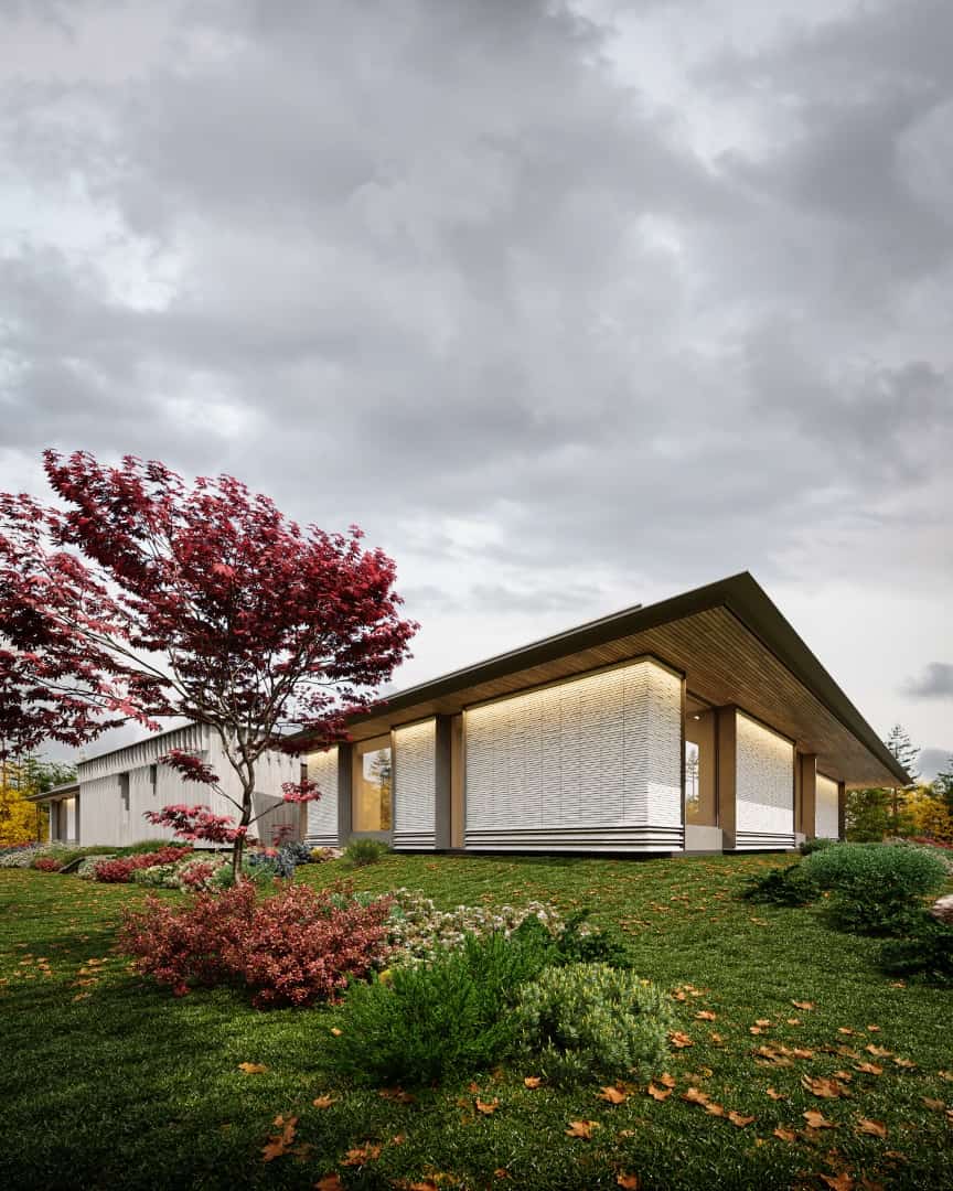 Introspective House by Kerimov Architects in Moscow, Russia