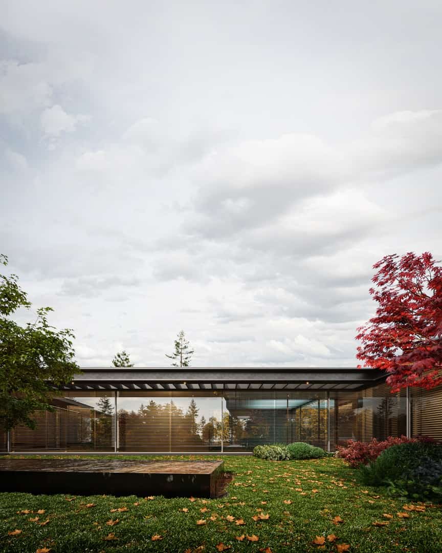 Introspective House by Kerimov Architects in Moscow, Russia