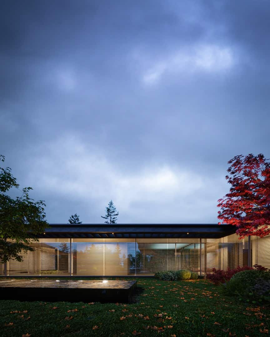 Introspective House by Kerimov Architects in Moscow, Russia