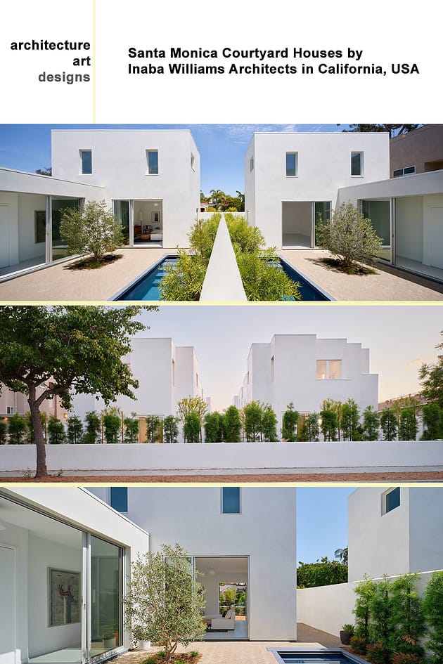Santa Monica Courtyard Houses by Inaba Williams Architects in ...