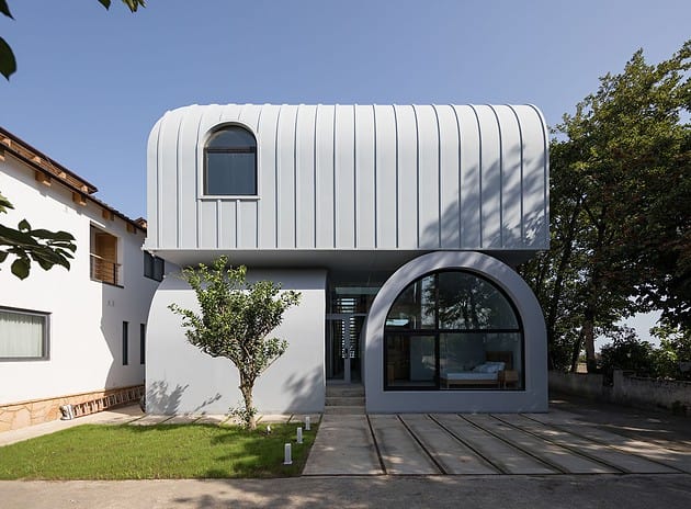 Vault on Vault Villa by KRDS in Nur, Iran