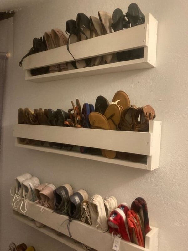 15 Clever DIY Shoe Rack Designs to Organize Your Footwear