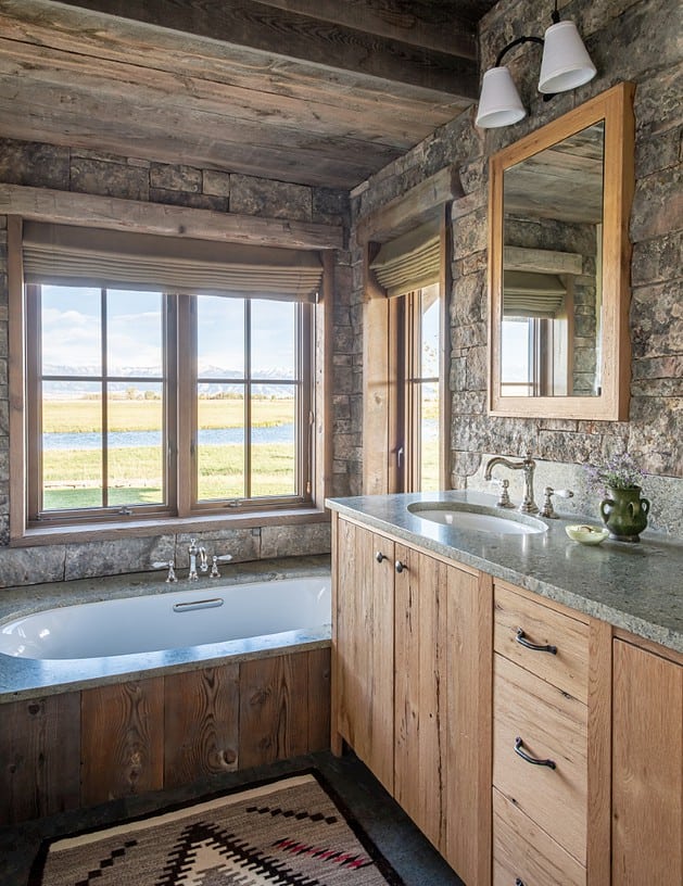 15 Rustic Bathroom Designs Offering a Glimpse into Cozy Countryside ...