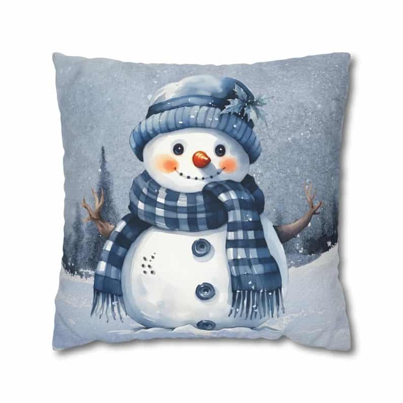 15 Snowman Pillow Designs to Melt Your Heart