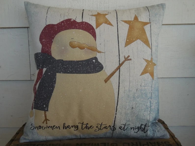 15 Snowman Pillow Designs to Melt Your Heart