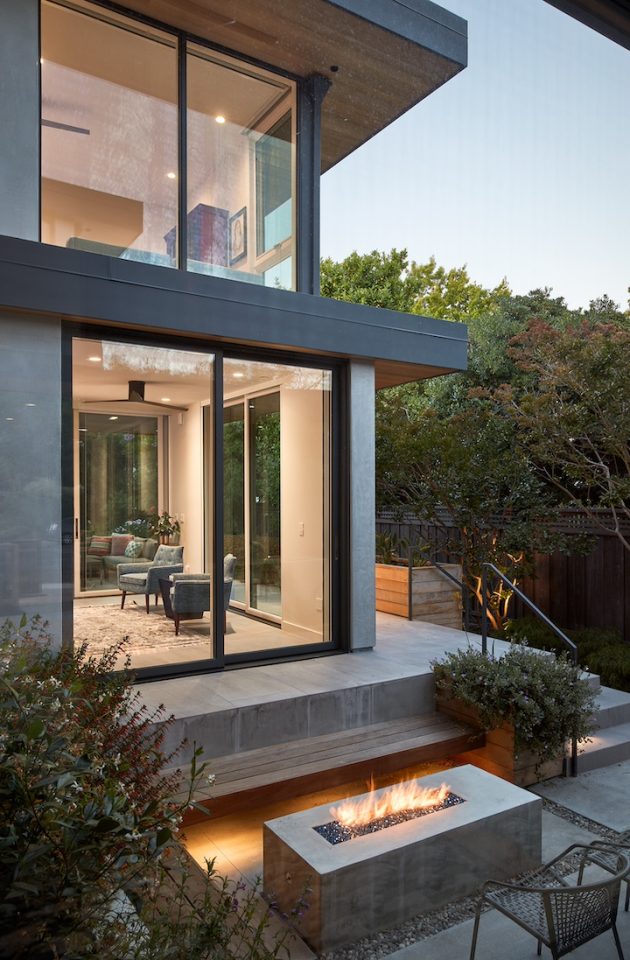 C-Through House by Klopf Architecture in Palo Alto, California