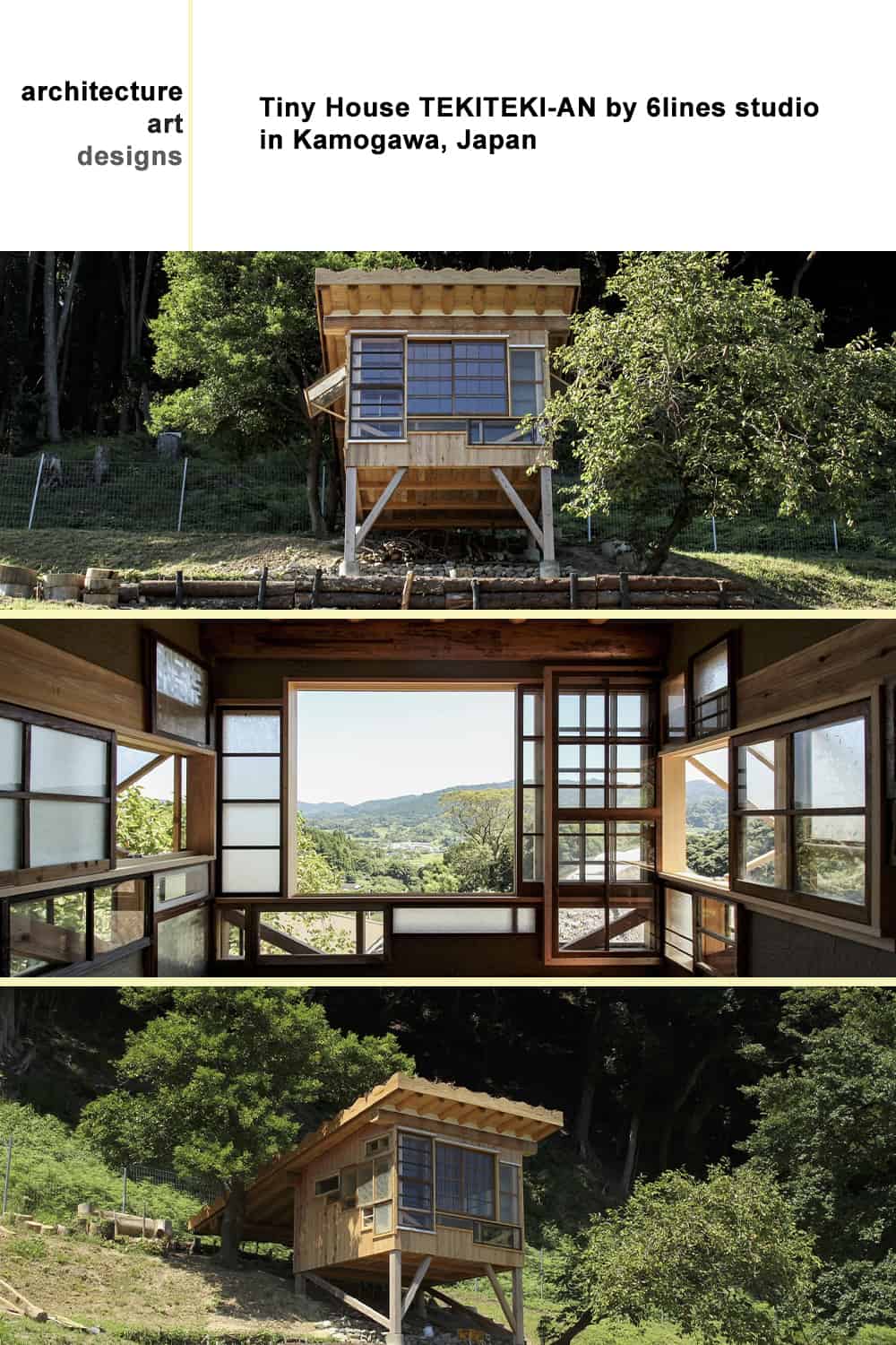 TEKITEKI-AN by 6lines studio in Kamogawa, Japan