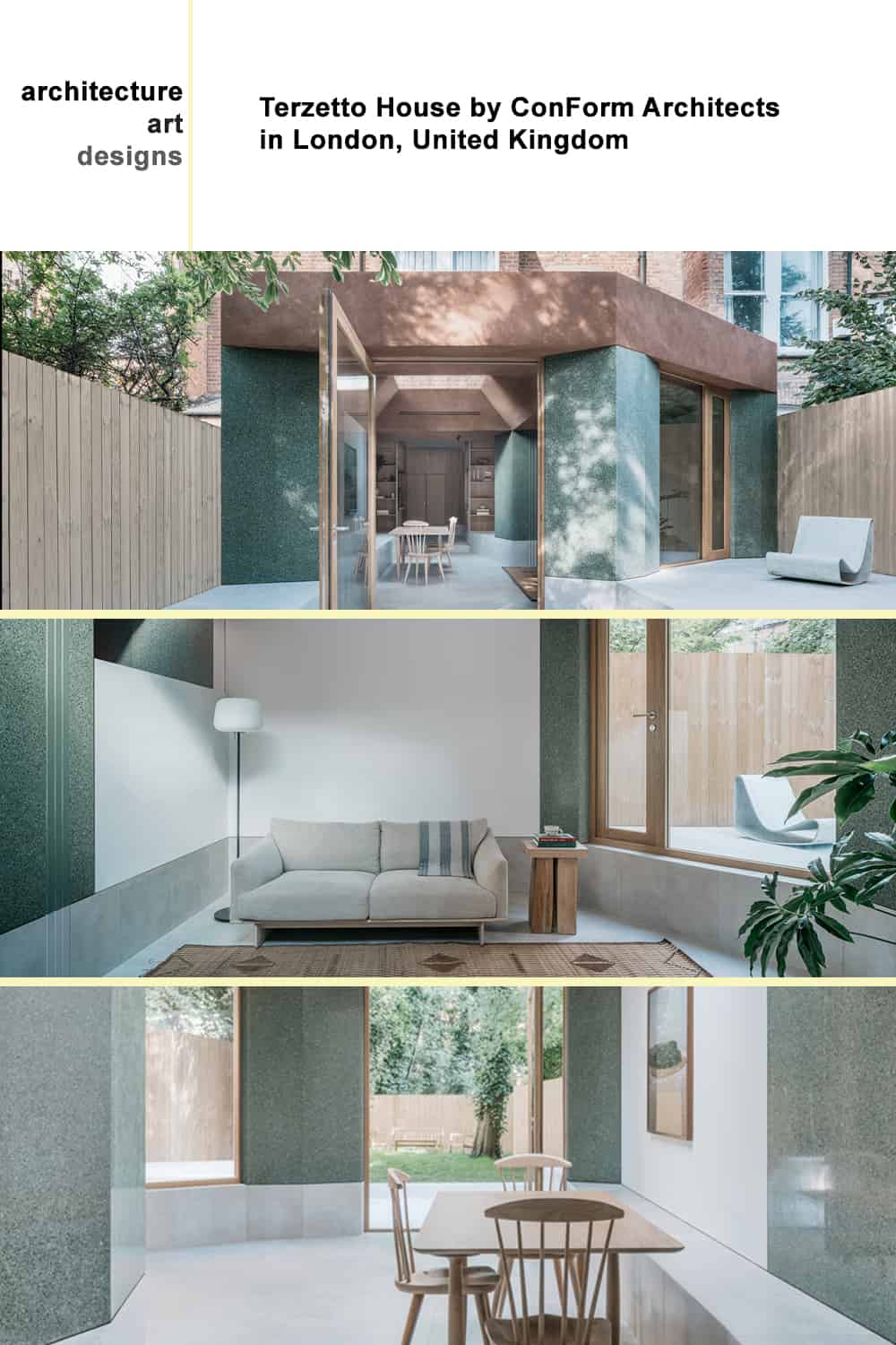 Terzetto House by ConForm Architects in London, United Kingdom