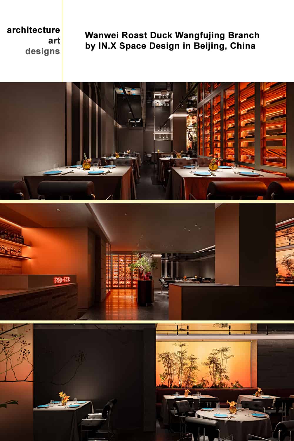 Wanwei Roast Duck Wangfujing Branch by IN.X Space Design in Beijing, China