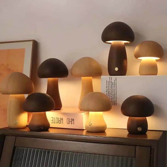 The Mushroom Lamp Brings Classic Elegance to Your Home