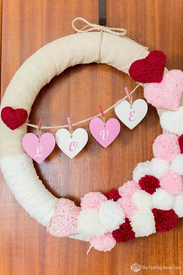 15 Festive DIY Valentine's Wreath Designs for a Handcrafted Touch