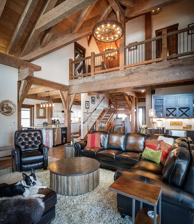 15 Inspiring Rustic Living Room Designs Infused with Warmth and Character