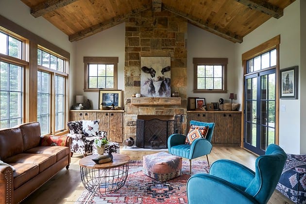 15 Inspiring Rustic Living Room Designs Infused with Warmth and Character