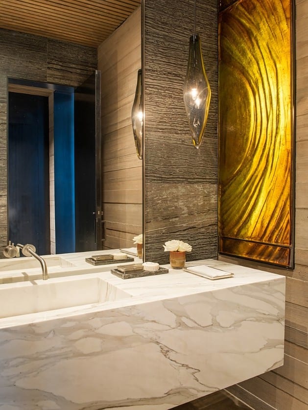 15 Rustic Powder Room Designs Transforming Small Spaces with Rustic ...