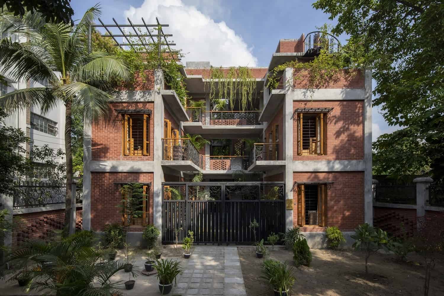 Ayna Burir Adar Residence by Sharal Architects in Natore, Bangladesh
