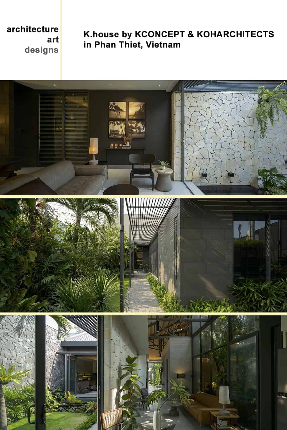 K.house by KCONCEPT + KOHARCHITECTS in Phan Thiet, Vietnam