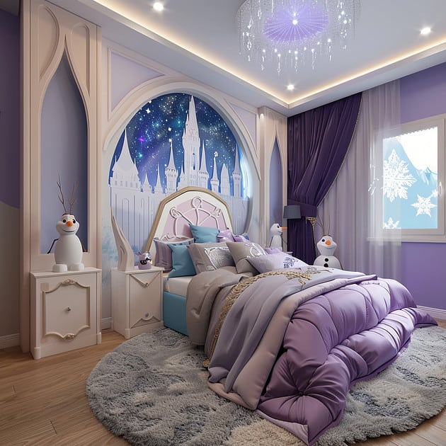 Frozen Fantasy: 15 Enchanting Elsa-Inspired Bedroom Designs for Your ...