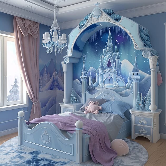 Frozen Fantasy: 15 Enchanting Elsa-Inspired Bedroom Designs for Your ...