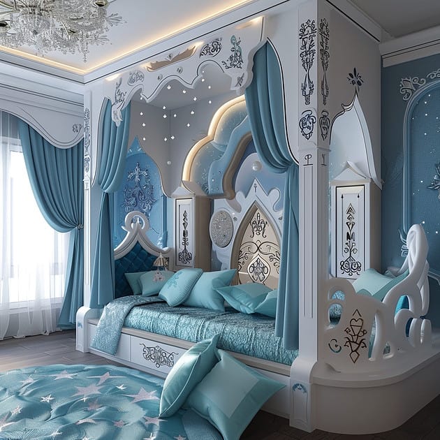 Frozen Fantasy: 15 Enchanting Elsa-Inspired Bedroom Designs for Your ...