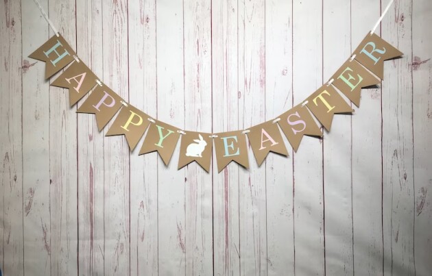 15 Easter Banner Ideas to Sprinkle Joy and Color Across Your Home