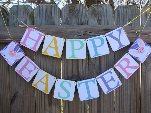15 Easter Banner Ideas to Sprinkle Joy and Color Across Your Home