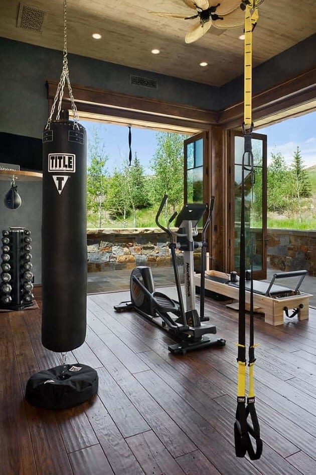 15 Rustic Home Gym Designs Where Nature and Workout Come Together