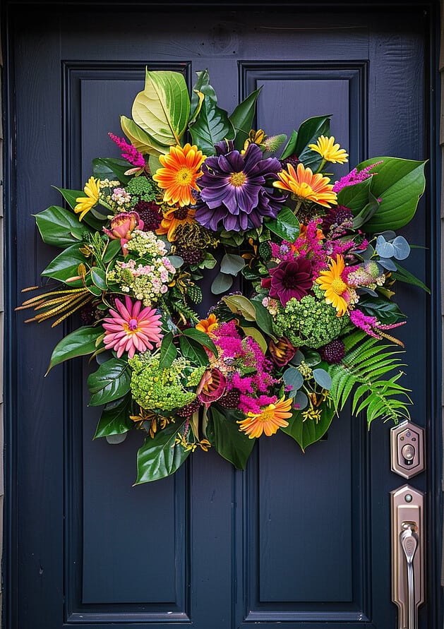 55 Fresh and Inspiring Spring Wreath Ideas to Brighten Your Doorstep