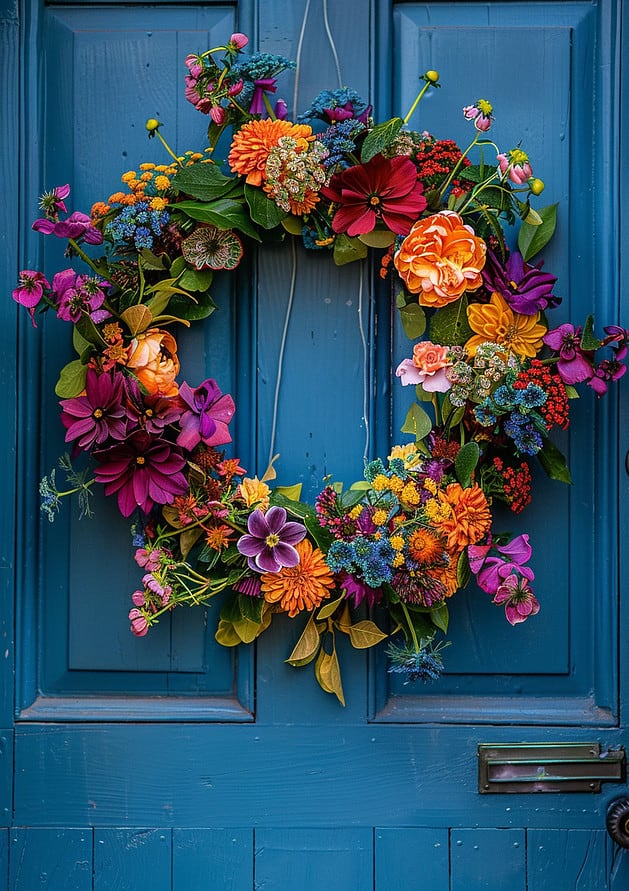 55 Fresh and Inspiring Spring Wreath Ideas to Brighten Your Doorstep